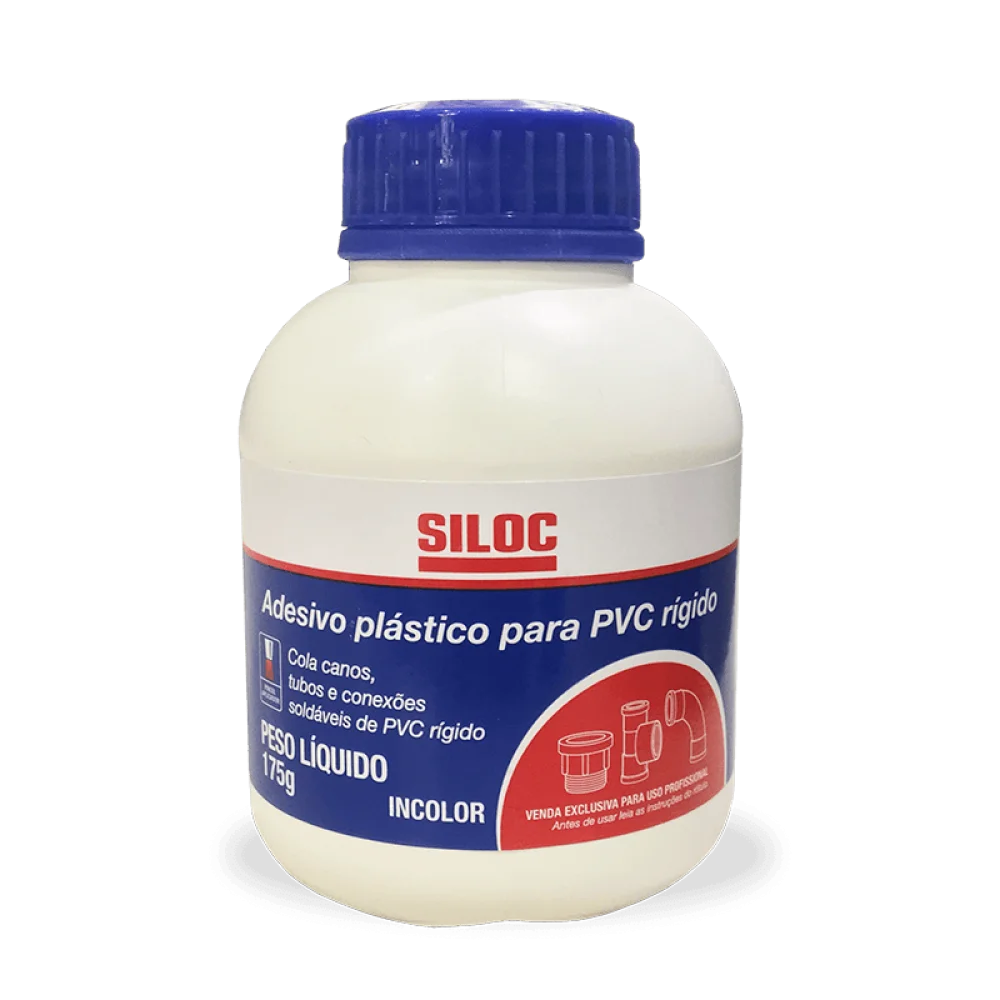 Adesivo Plástico Para Pvc Rígido Incolor 175kg Siloc